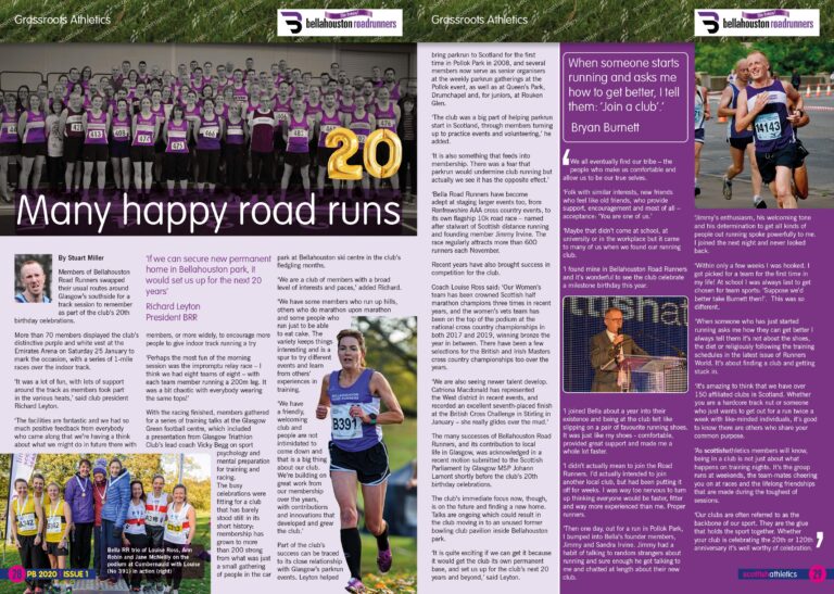 'Want to be a better runner? Join a club' - Bryan Burnett - Scottish ...